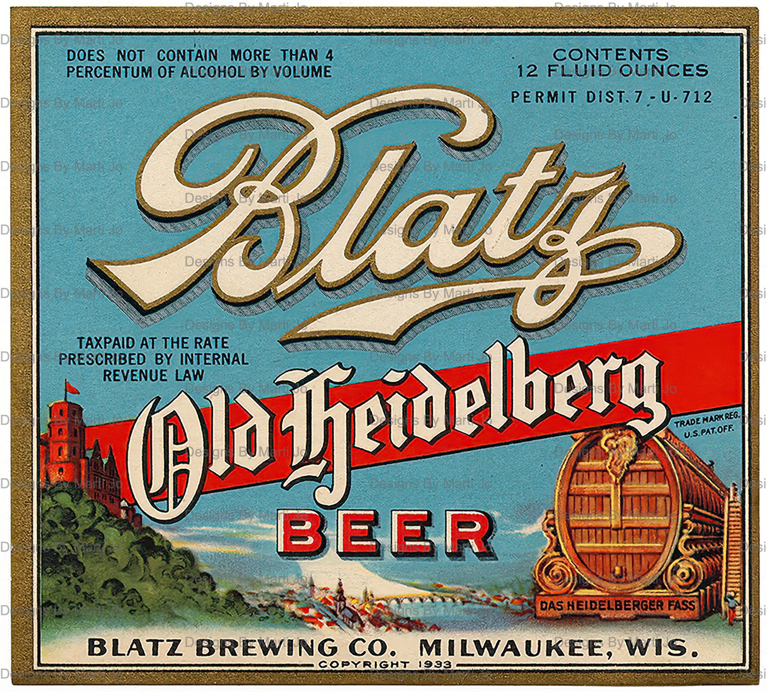 Vintage Beer Labels Set 2 | 26 Printable Old Beer Labels | Retro Beer ...