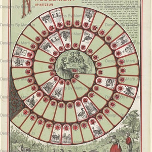68 Vintage Printable Paper Game Pages | Antique Foreign Paper Toys ...