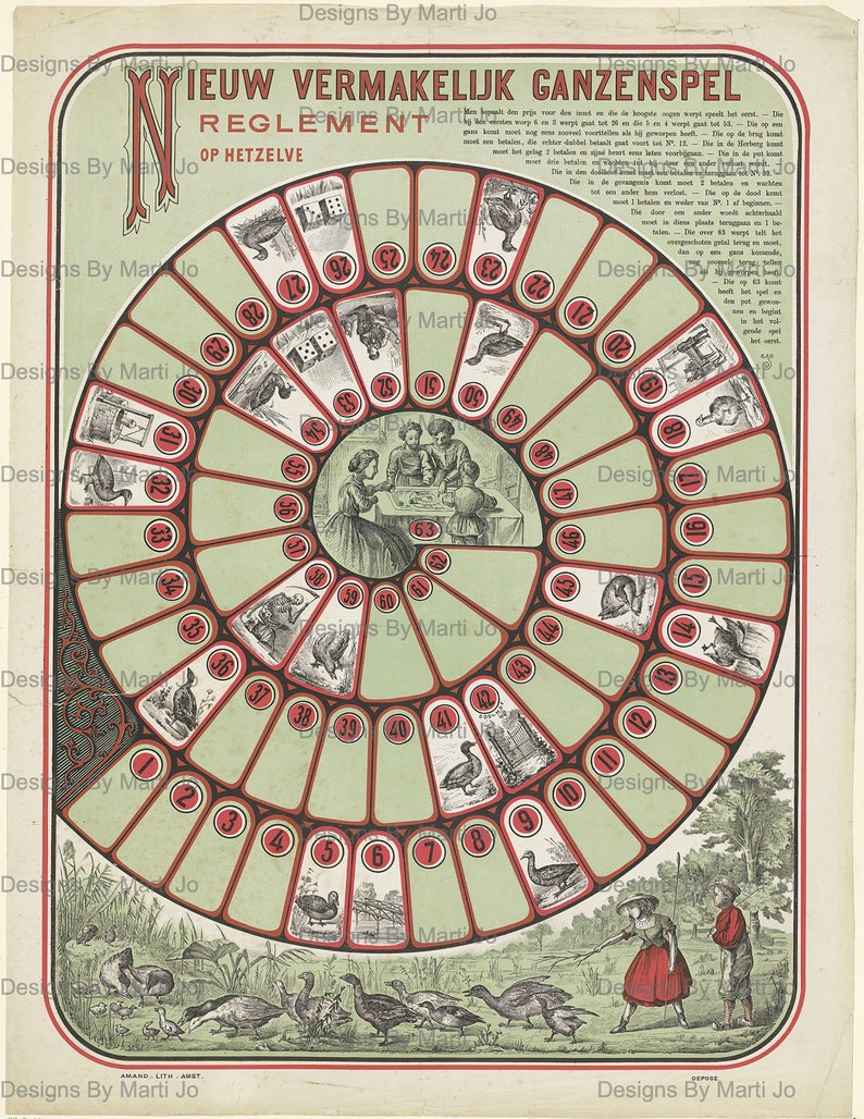 68 Vintage Printable Paper Game Pages | Antique Foreign Paper Toys ...