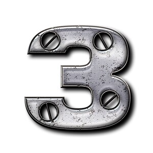 Metal Plate Letters Digital Clipart | Printable Distressed Chrome Metal ...