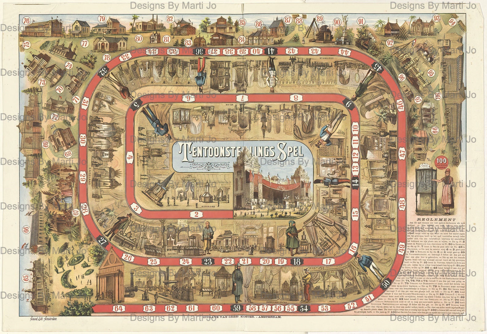 68 Vintage Printable Paper Game Pages | Antique Foreign Paper Toys ...