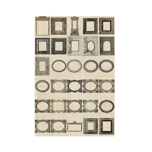 Fancy Digital Frames - Etsy