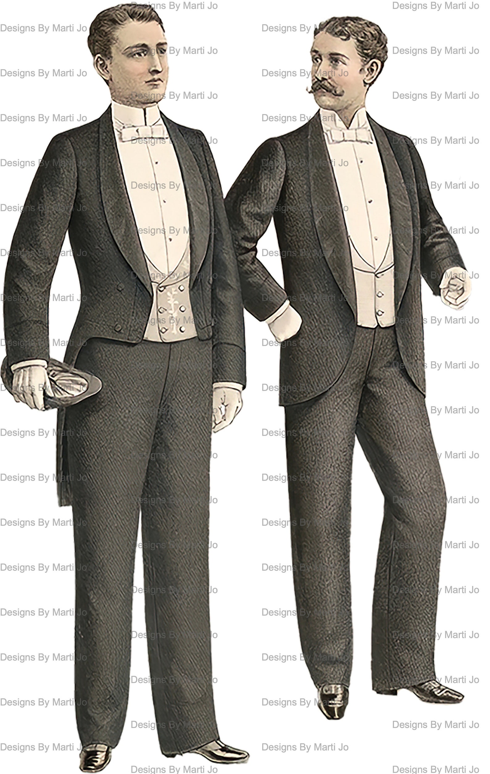 Vintage Fussy Cut 1890 Men Fashion Images | 22 People Ephemera Clip Art ...