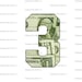 Varsity Money Letters Digital Clipart | Printable Varsity Dollar ...