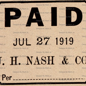 Vintage Rubber Stamp Overlays Set 2 | 50 Individual PNG Files of ...