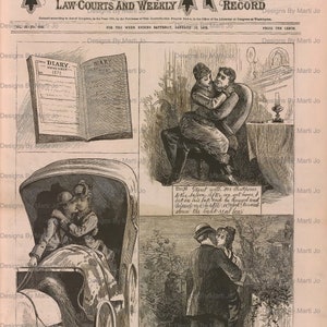 Vintage 1879 Illustrated Police News Covers | 50 True Crime Weekly ...