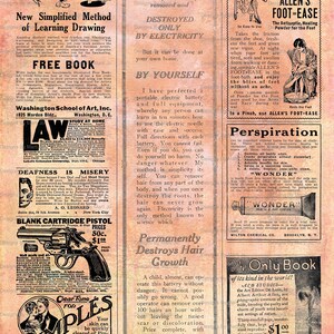 Vintage Ads Overlays Set 1 | 10 Vintage Magazine Advertisement ...