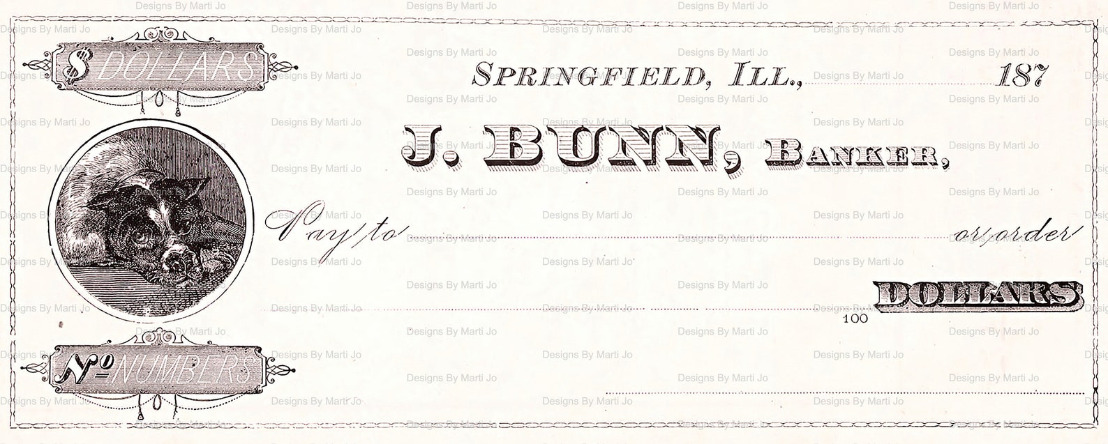 Vintage Checks and Receipts Digital Kit Old Bank Checks - Etsy