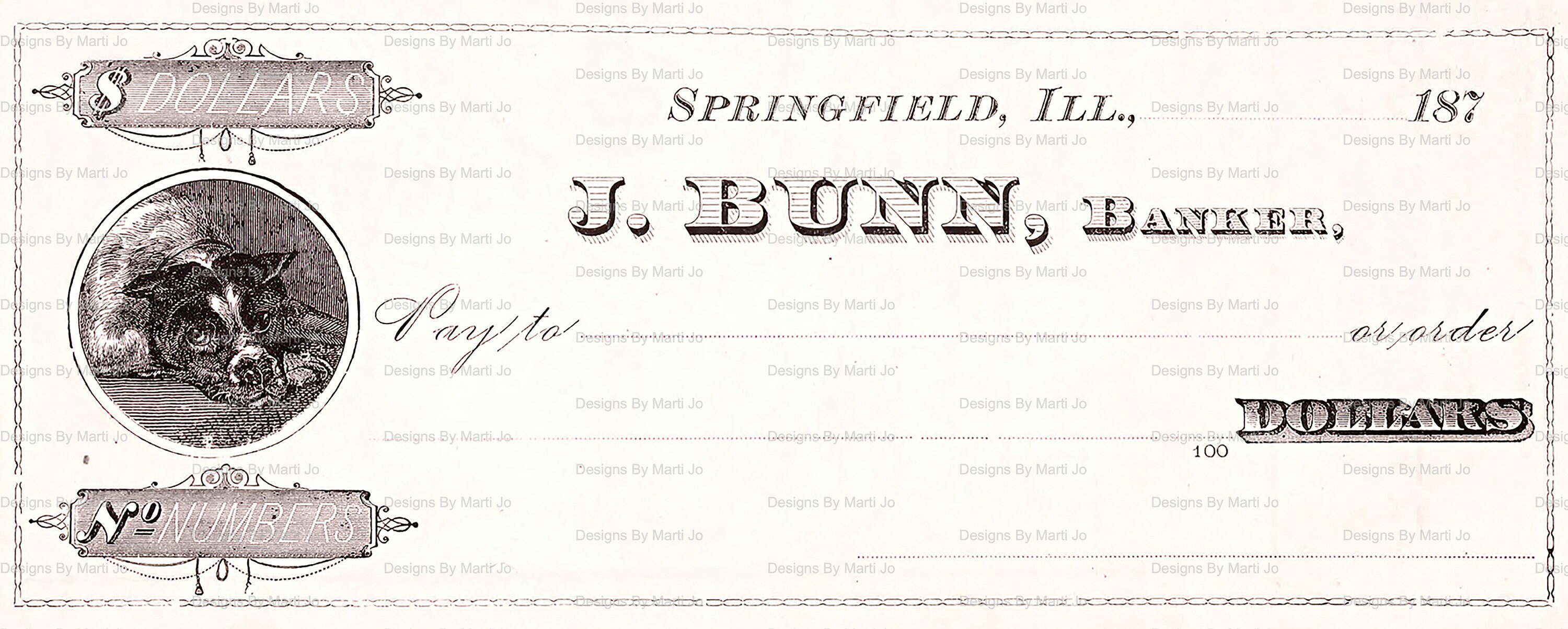 Vintage Checks and Receipts Digital Kit Old Bank Checks - Etsy