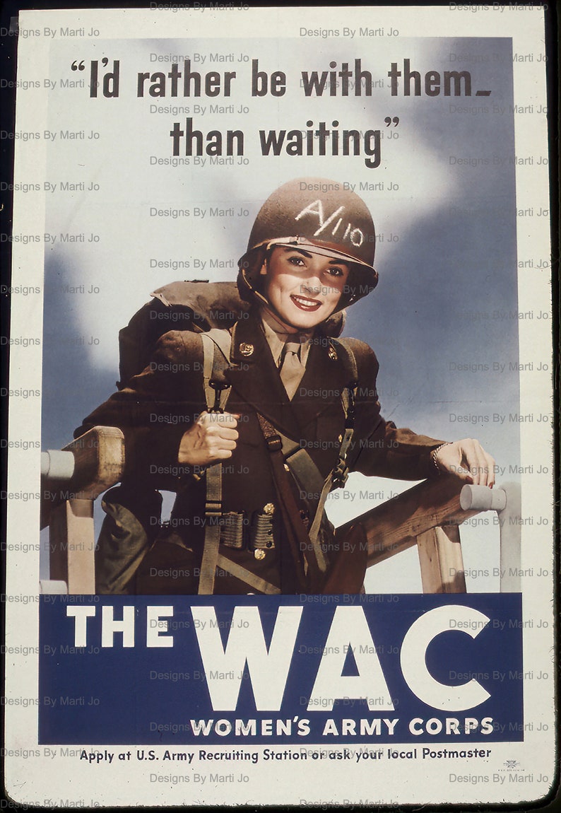 Vintage World War 2 Women Poster Set 50 Vintage Patriotic - Etsy