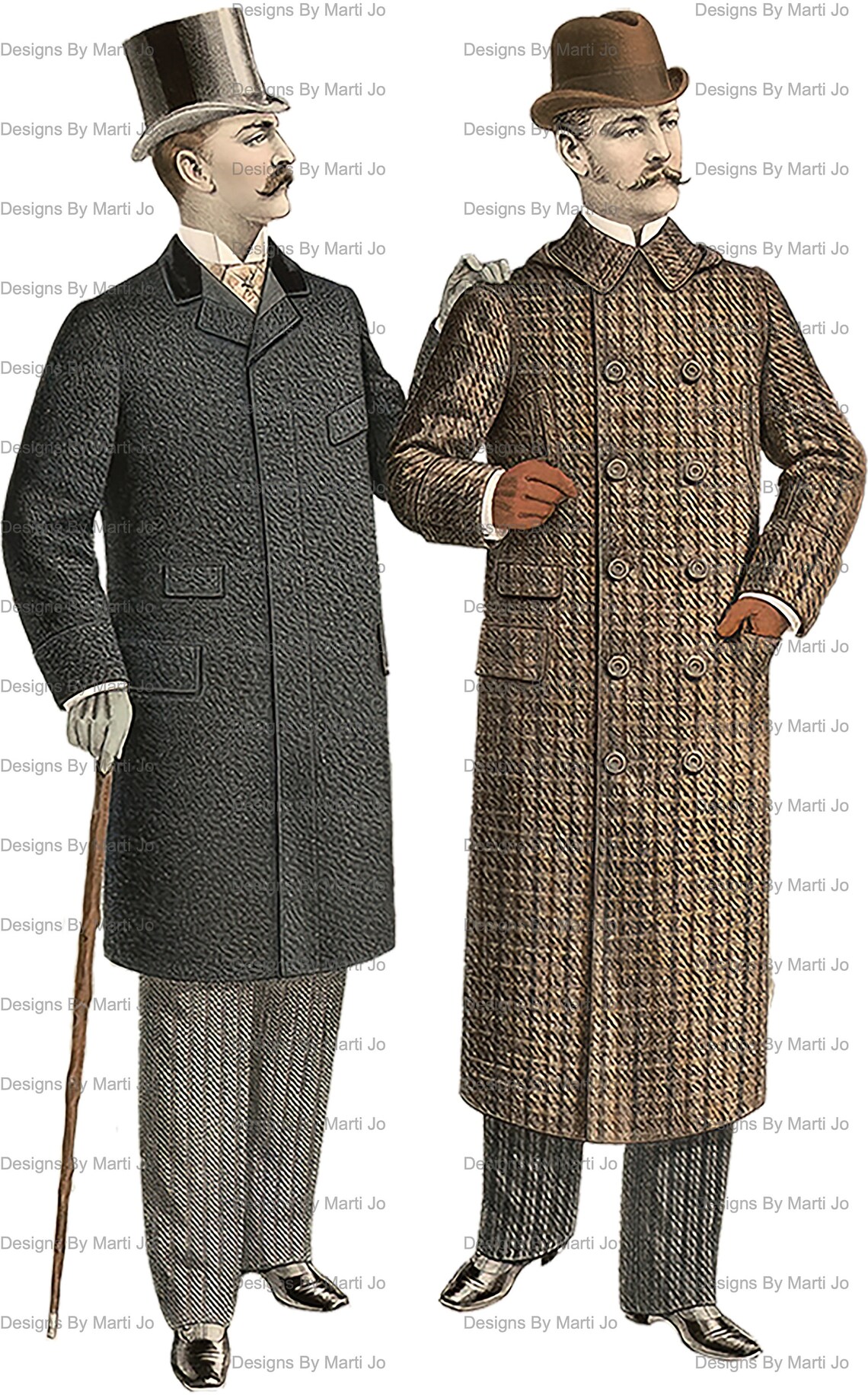 Vintage Fussy Cut 1890 Men Fashion Images | 22 People Ephemera Clip Art ...