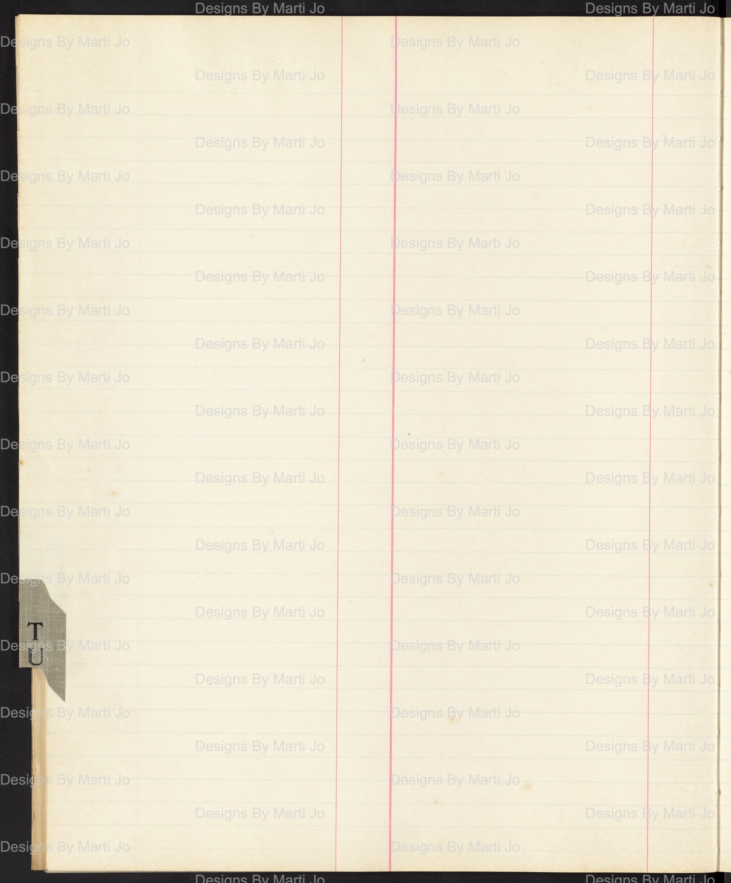 RARE Blank Vintage Printable A-Z Directory JPG Pages | Vintage Junk ...