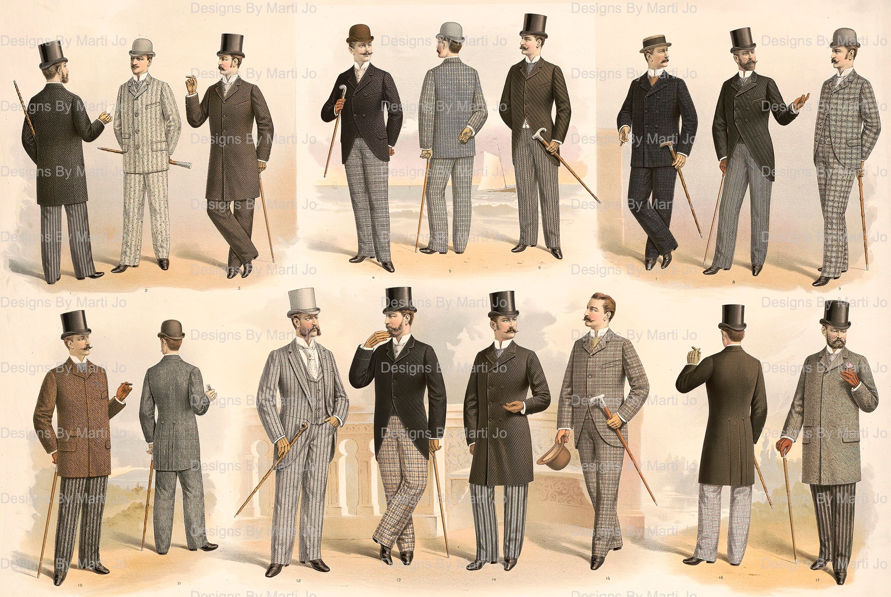 10 Vintage People Collage Set 2 Printable Antique People | Etsy