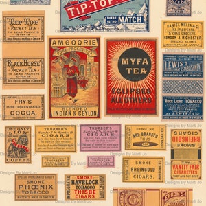 Vintage Match Box Covers | 15 Miscellaneous Antique Match Box Jpgs | 8 ...