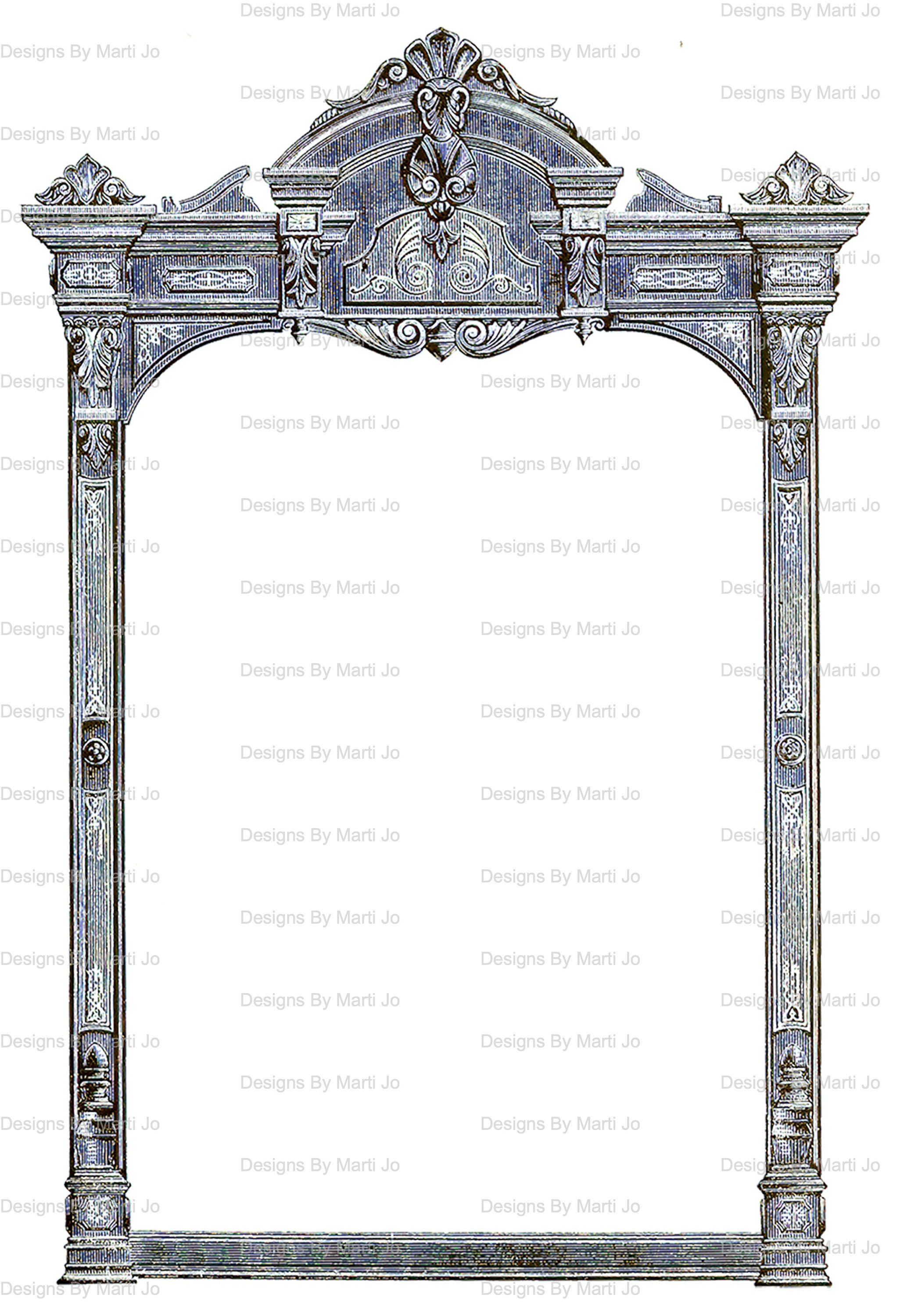 Vintage Clip Art Frames 1 Vintage Decorative Frames - Etsy