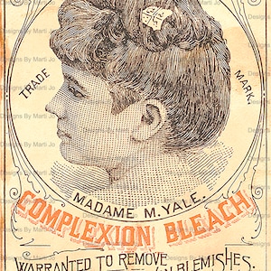 Vintage Beauty Related Labels | 50 Printable Antique Soap, Cream and ...