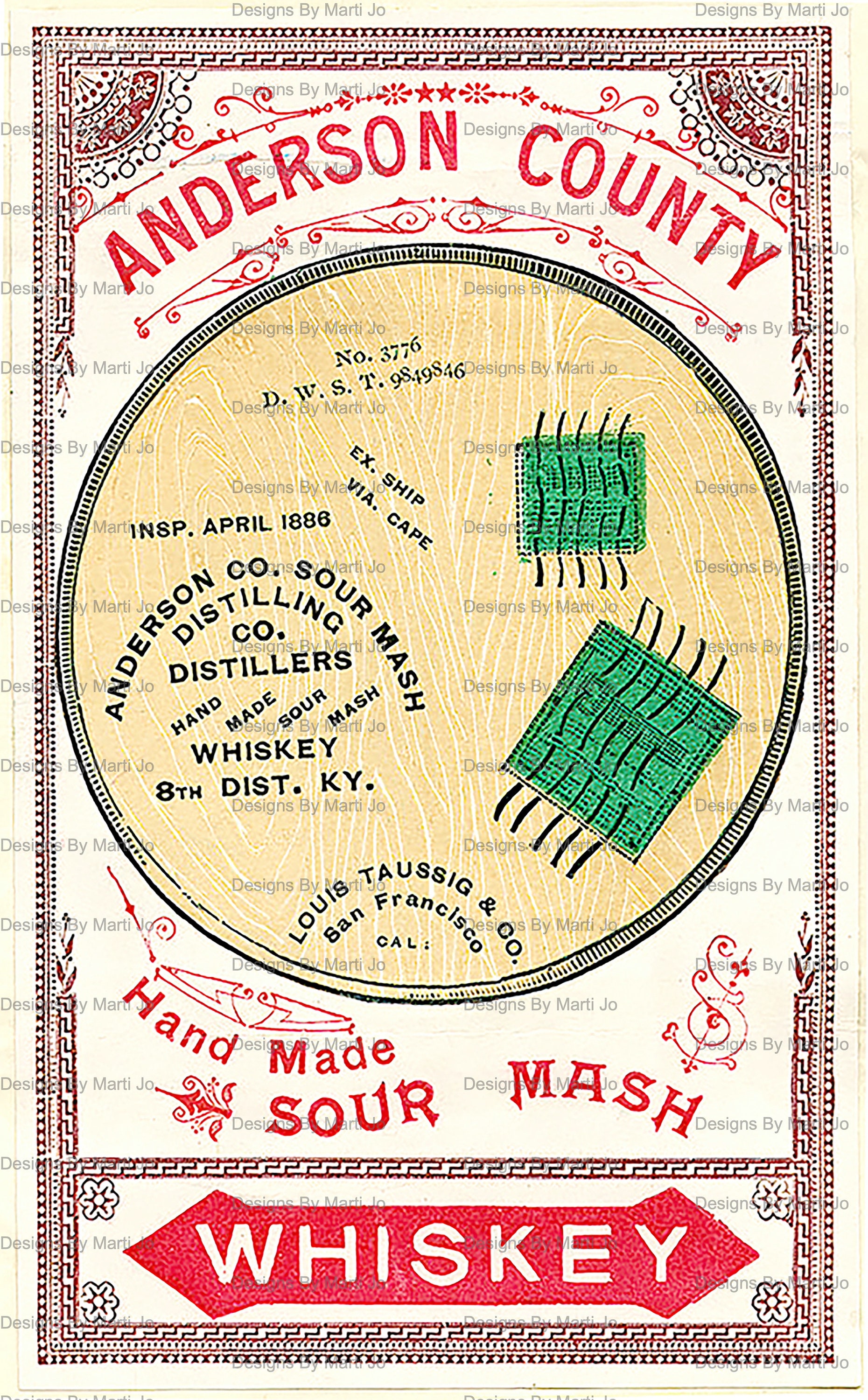 Vintage Whiskey Labels Set 2 | 50 Digital Old Whiskey Labels | BONUS ...