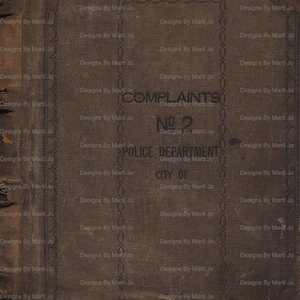 Vintage Police Report Book Covers | 25 Printable Police Record Book ...