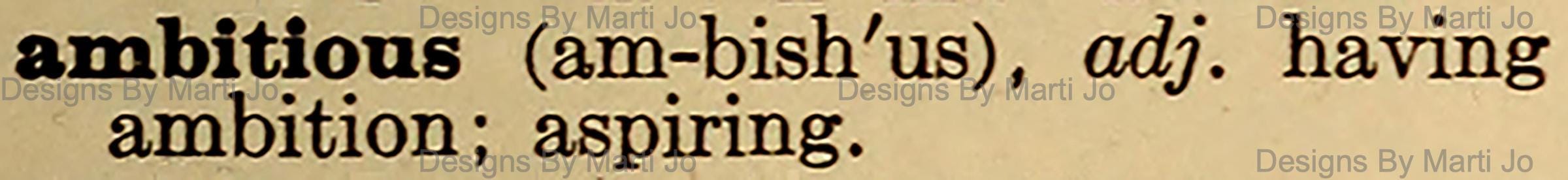 Vintage Motivational Dictionary Words MEGA BUNDLE | 142 Digital ...