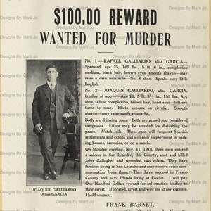 Vintage Wanted for Murder Posters | True Crime Ephemera | 50 Printable ...