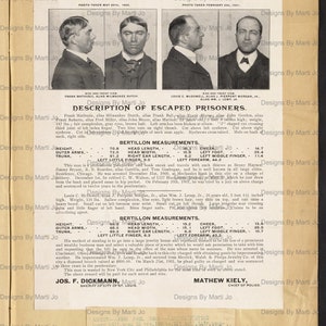 30 Vintage Escaped Convict Wanted Posters and Reward Bulletins ...