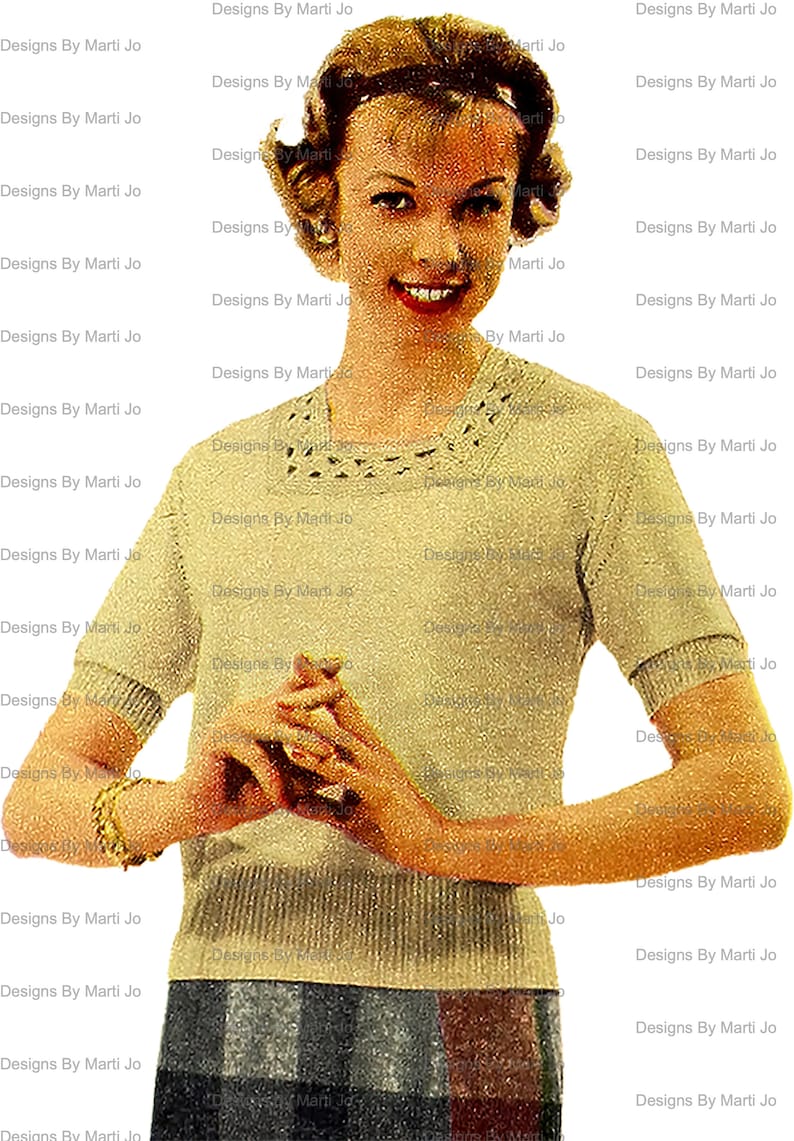 Vintage Fussy Cut 1958 Fashion Images 25 Printable Fifties - Etsy