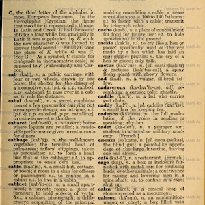 Vintage Old Dictionary Pages | 26 Antique Dictionary Printable JPG ...