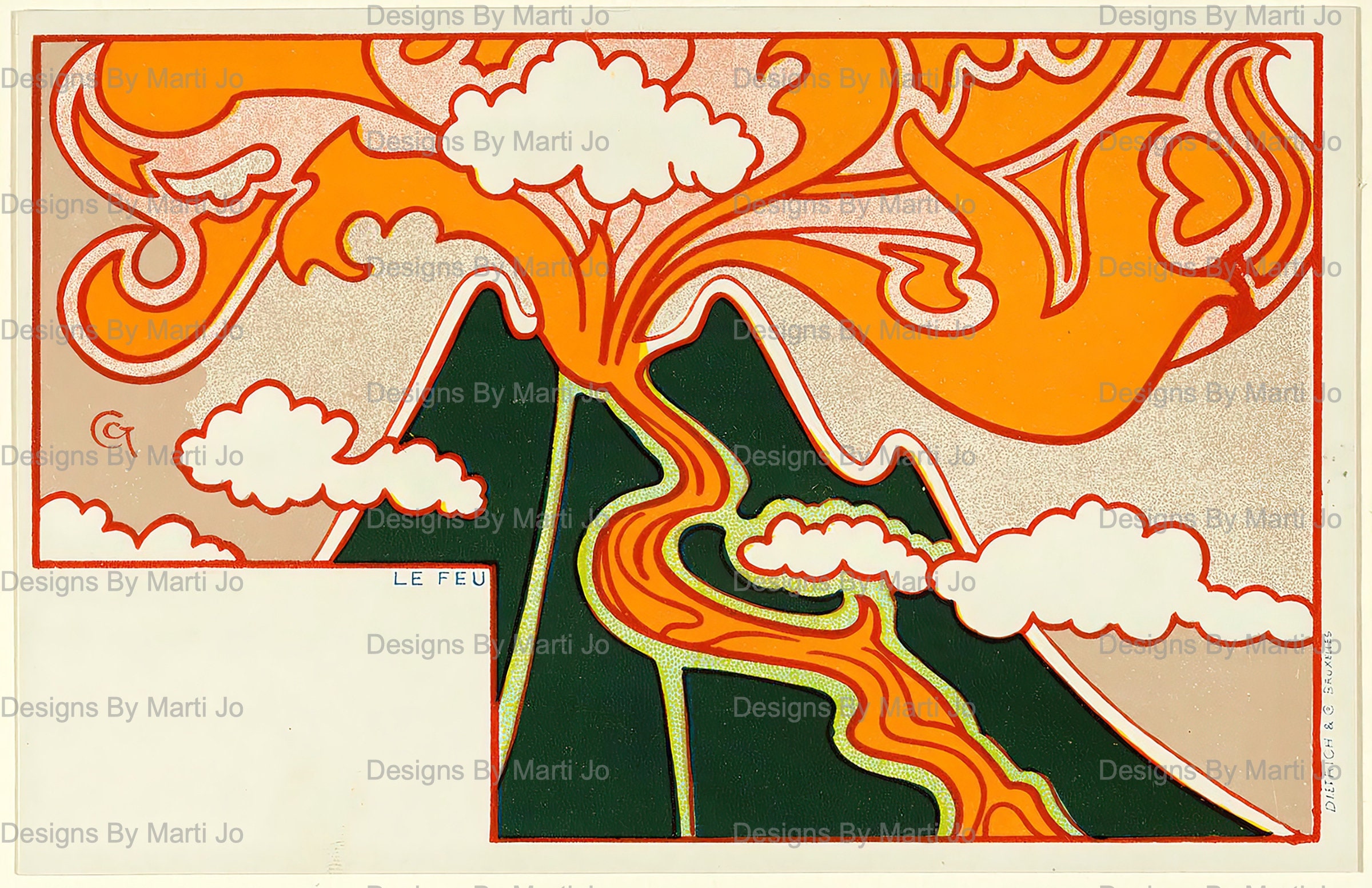 Vintage French Postcards 18 Printable Antique Artistic | Etsy