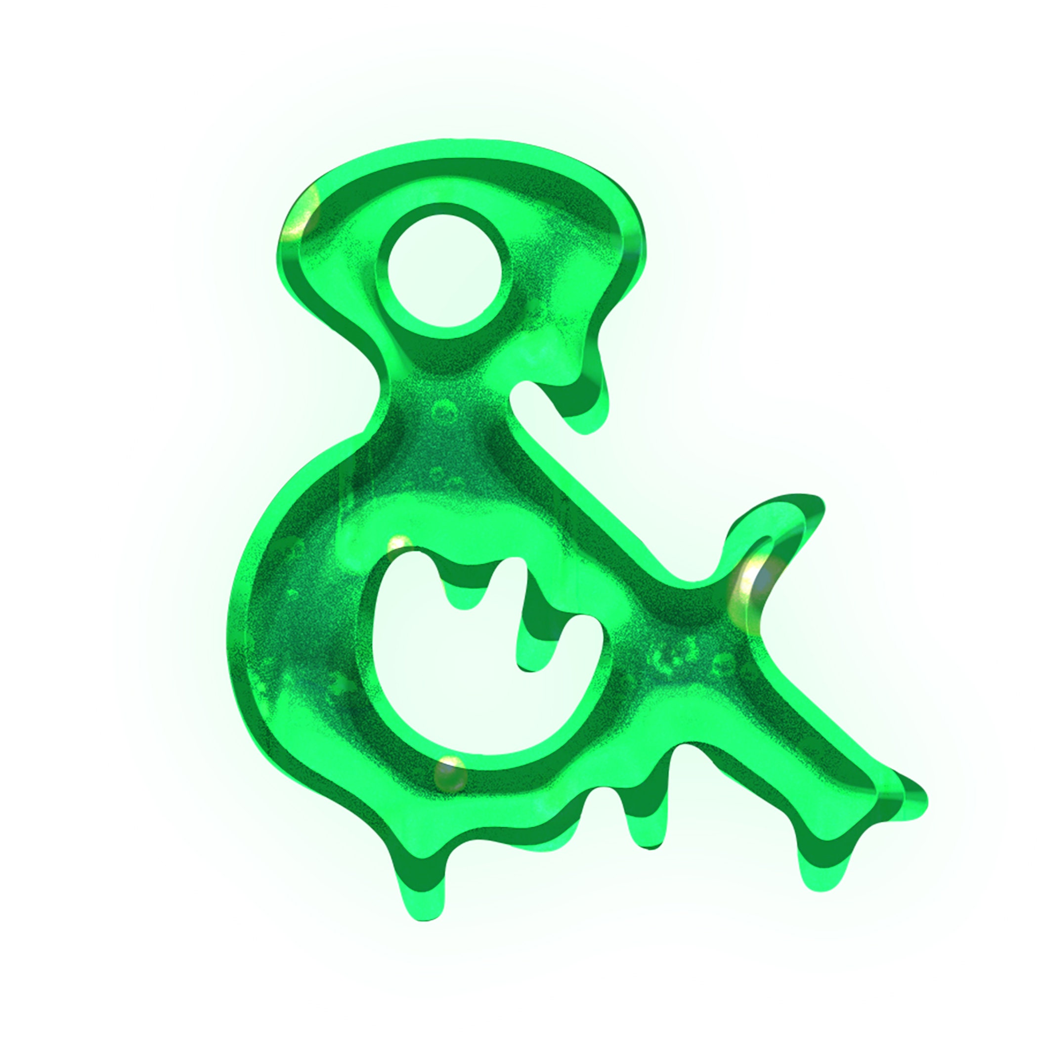 Green Slime Letters Printable Slimy Letters Digital - Etsy Canada