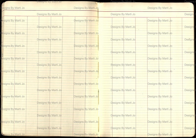 20 Vintage Printable Log Book and Journal JPG Pages Vintage - Etsy