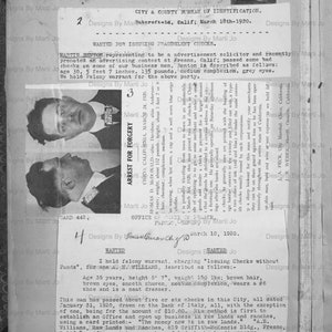 30 Police True Crime Scrapbook JPG Pages | 1920 Crime Junkie Journal ...