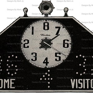 Vintage Scoreboard PNG Elements | 14 Vintage Sports Scoreboards Clipart ...