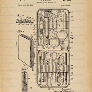Vintage Medical Device Patent Prints | 20 Each 8.5 X 11 Regular and ...