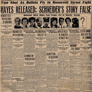 Vintage Newspaper Murder Front Page Overlay Junk Journal Kit | 15 ...