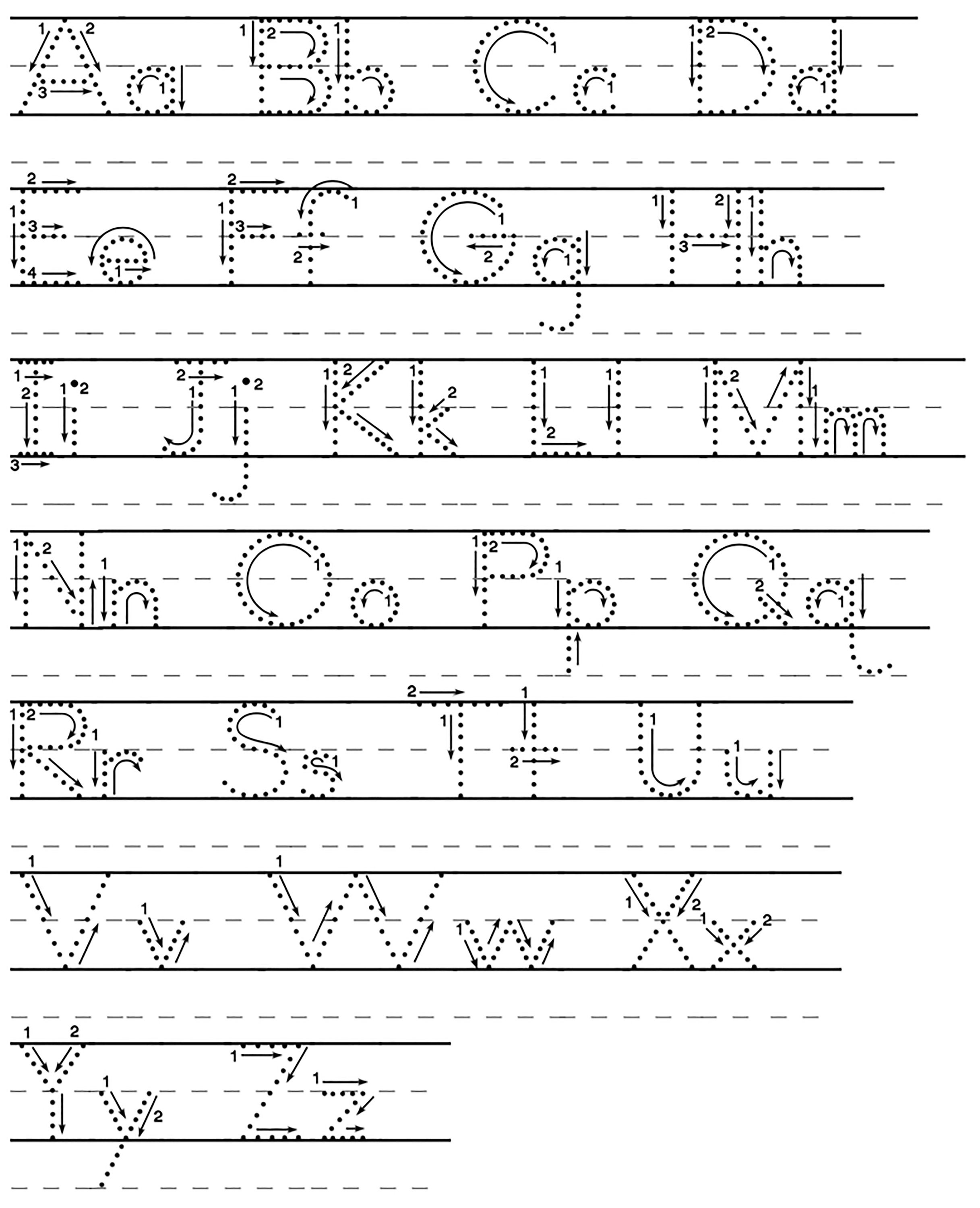 ABC Letter Tracing Worksheets | Alphabet Tracing Letter Sheet ...