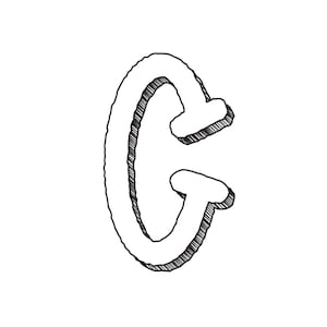 Doodle Letters PNG Digital Clipart | Printable Hand Drawn Alphabet ...