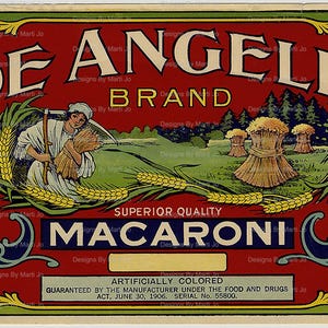 Vintage Food Labels Kit 3 | 50 Digital Antique Food Labels JPG Files ...