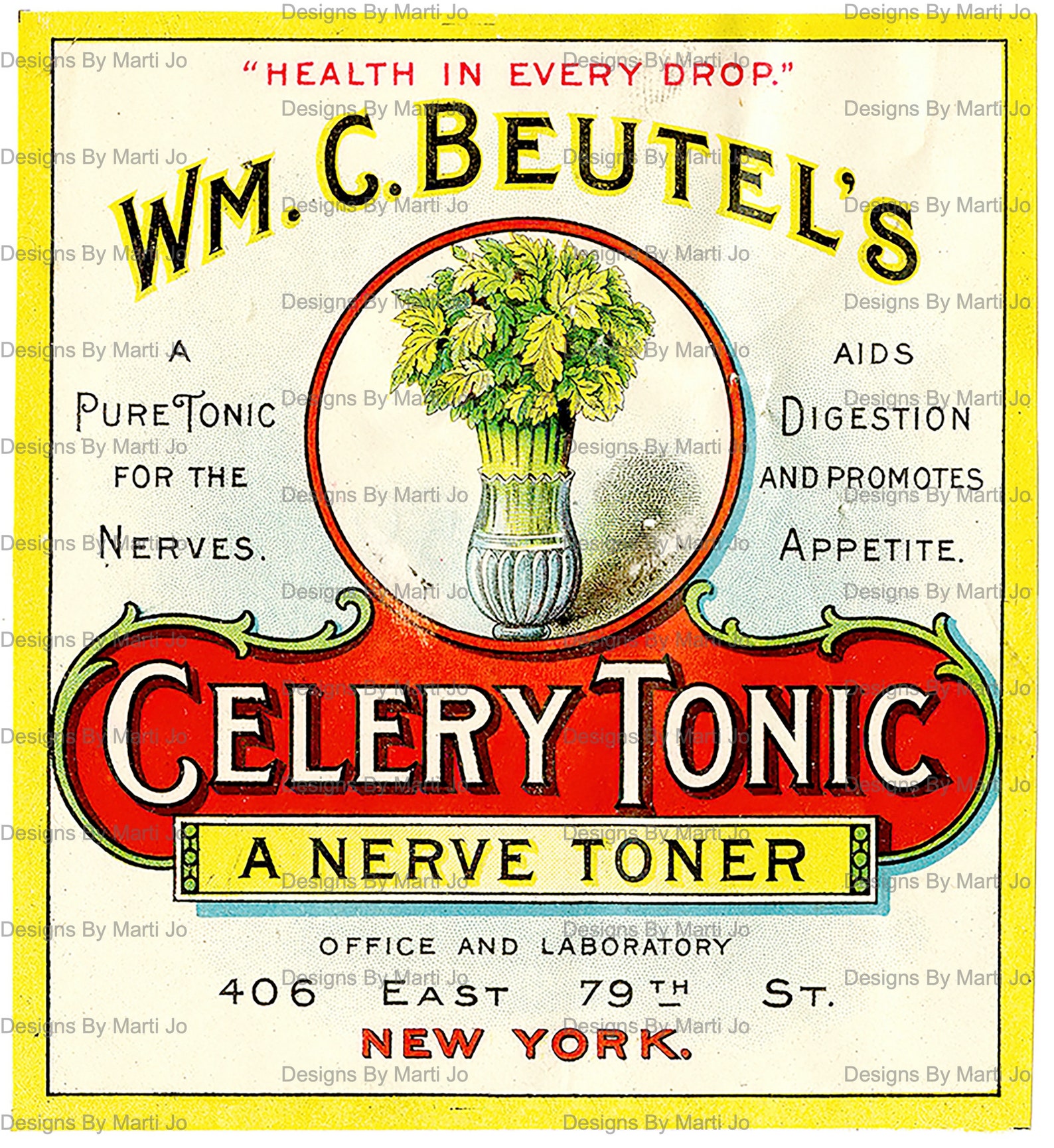 Vintage Medicine Labels Kit 2 | 50 Digital Old Medicine JPG Labels ...