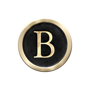 Printable Gold and Black Vintage Typewriter Keycaps | Steampunk ...