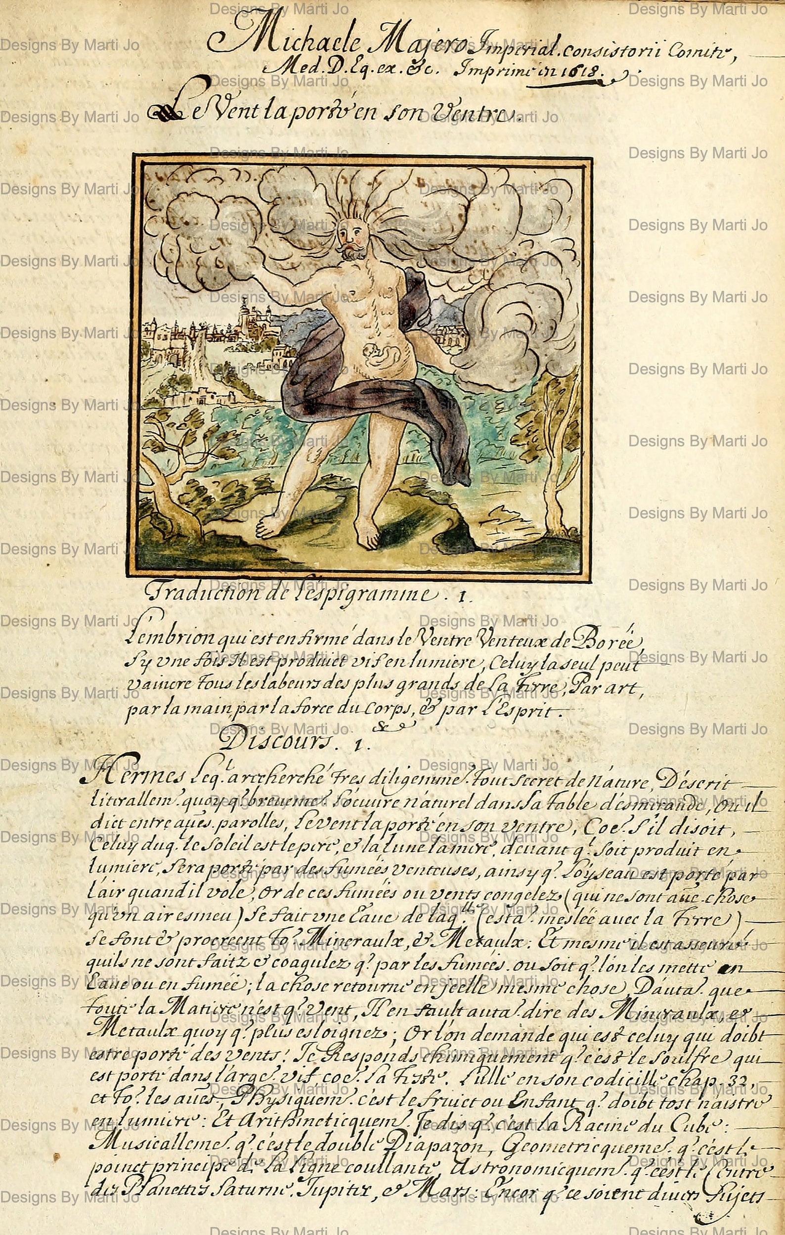 40 Vintage French Illustrated Mystical Printable JPG Pages | Vintage ...