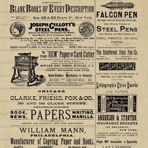 Vintage Ads Overlays | 15 Vintage Stationary Advertisements Transparent ...