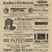 Vintage Ads Overlays | 15 Vintage Stationary Advertisements Transparent ...