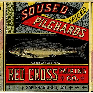 Vintage Food Labels Kit 3 | 50 Digital Antique Food Labels JPG Files ...