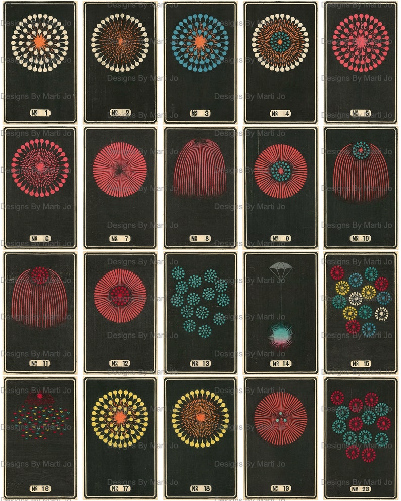 Printable Vintage Japanese Fireworks Catalog Samples Vintage - Etsy