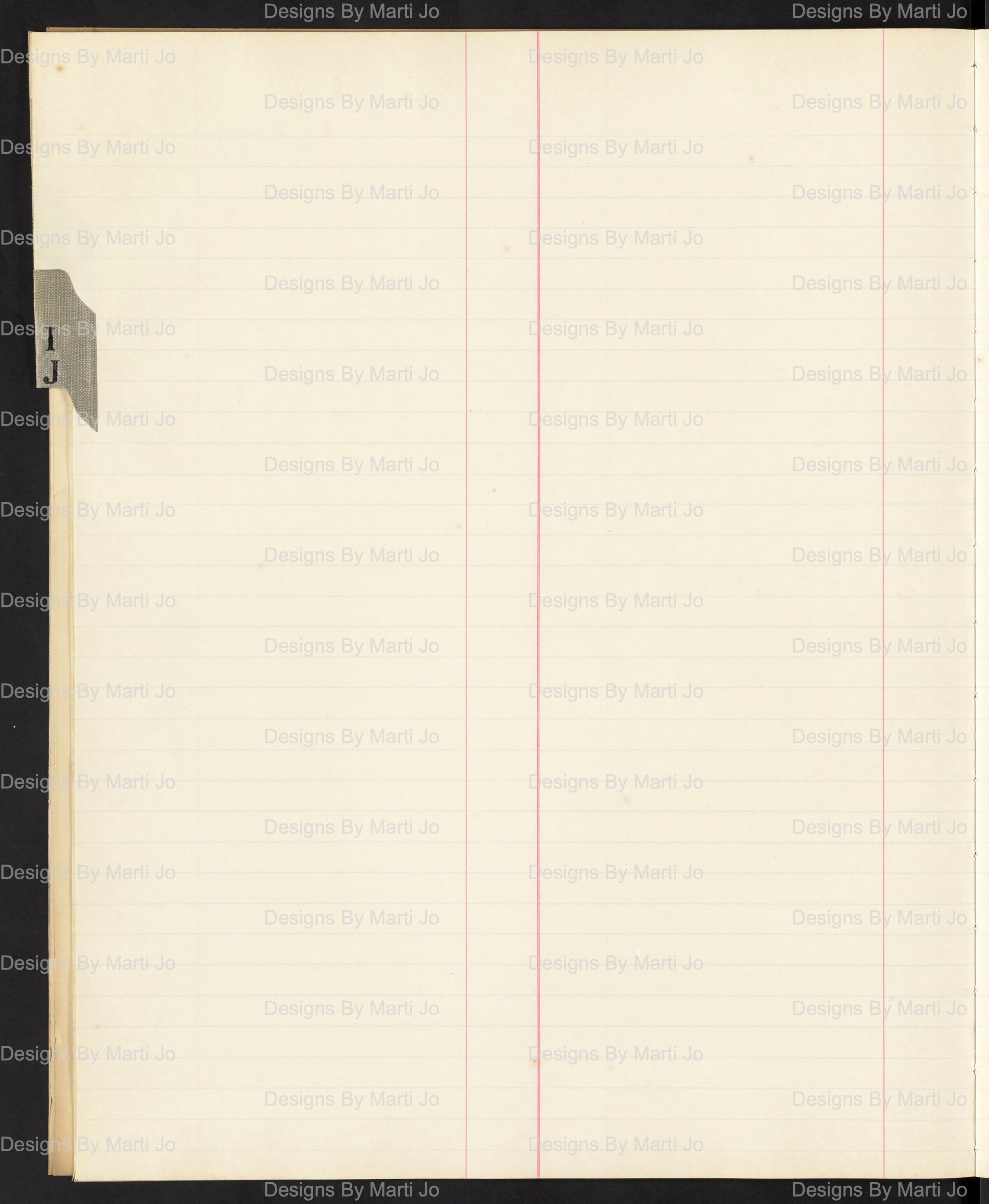RARE Blank Vintage Printable A-Z Directory JPG Pages | Vintage Junk ...