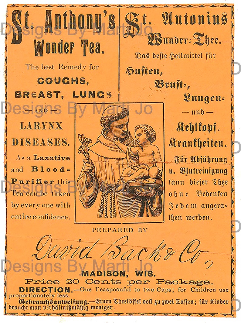 Vintage Medicine Labels Kit 4 50 Printable Vintage - Etsy