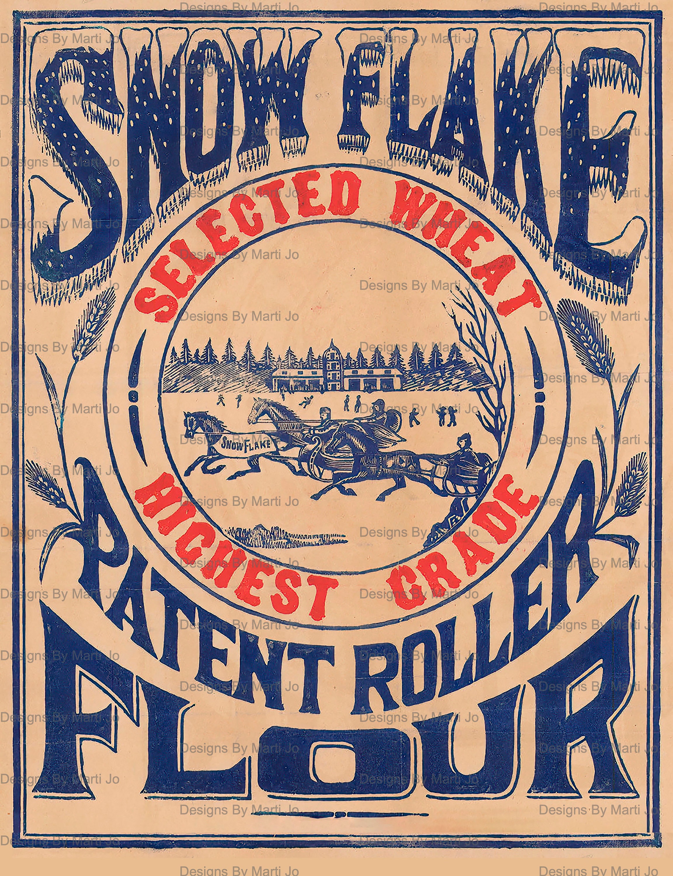 Vintage Flour Labels 1 | 50 Printable Vintage Flour Bag Labels ...