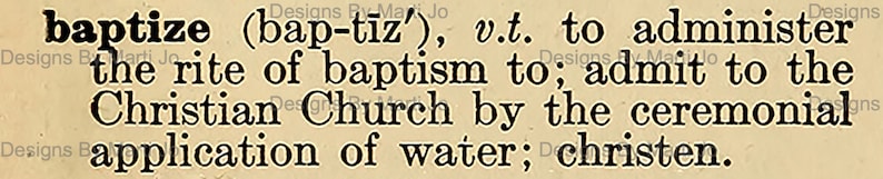 Vintage Dictionary Bible Words Definitions 50 Printable | Etsy