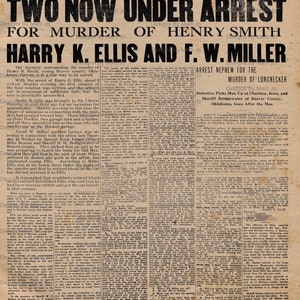 Vintage Newspaper Murder Front Page Overlay Junk Journal Kit | 15 ...
