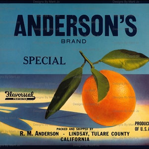 Old Citrus Crate Labels Kit 1 | 50 Printable Vintage Fruit Label Jpgs ...